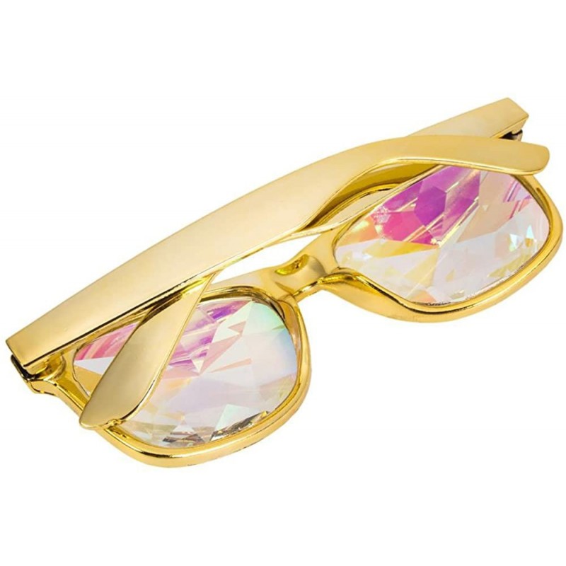 Kaleidoscope Sunglasses Round Rave Festival Diffraction Best Prism
