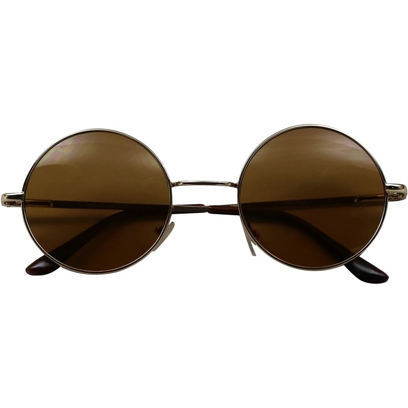 Retro John Lennon Style Sunglasses Round Colorful Tint Groovy Hippie